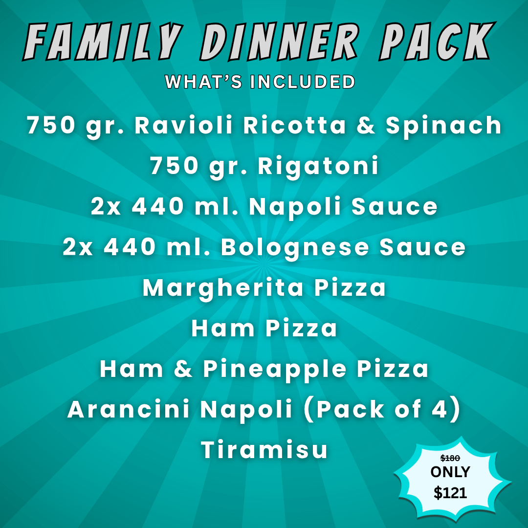 Family Dinner Pack | Italian Pasta & Pizza Bundle – Eat Italia